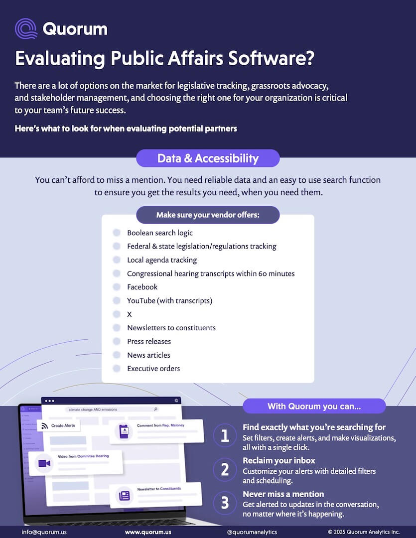 Public Affairs Software Buyers' Guide: How to Evaluate Public Affairs ... Public Affairs Software Buyers' Guide: How to Evaluate Public Affairs ...